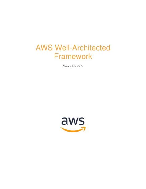 Pdf Aws Well Architected Framework Dokumentips
