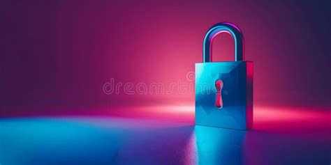 A Lock Icon Representing Cybersecurity And Data Protection Concept