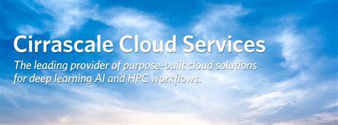 Cirrascale Cloud Services Home