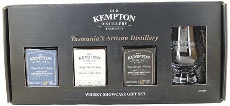 Old Kempton Tasmanian Whisky T Pack And Glencairn The Oak Barrel