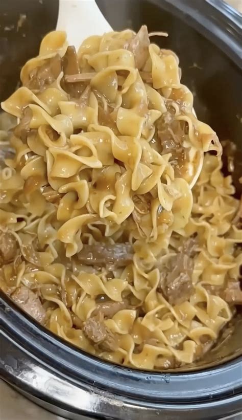 Crockpot Beef And Noodles All We Cook