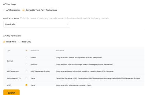 Setting Your Bybit Spot Api Key On Hypertrader