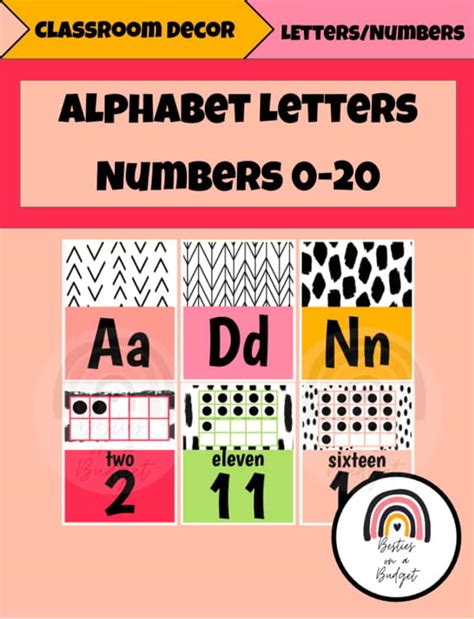 Bundle Sherbert Color Classroom Decor By Besties On A Budget Tpt