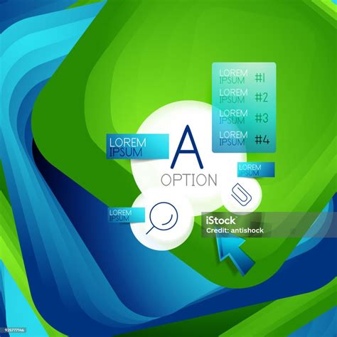 회전 소용돌이 평방 배경 블렌딩 효과 샘플 Infographics 또는 슬로건을 스테핑과 사각형 색상 비즈니스 프레 젠 테이 션