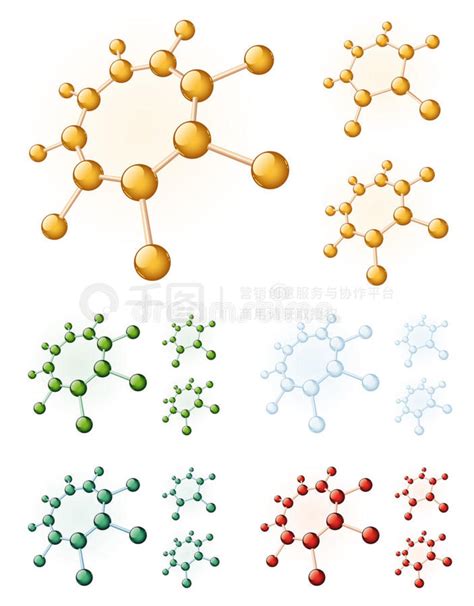 八角形网页ui 分子八边形 分子八边形图片免费下载 5166291284 千图网pro
