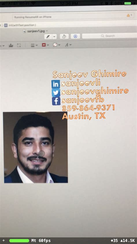 GitHub IBM ar resume with visual recognition An augmented reality based résumé with Face