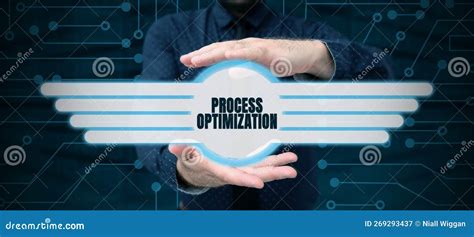 Conceptual Display Process Optimization Business Approach Improve