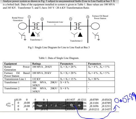 Hint For Solving Question Steps Line To Line Fault 1 Chegg Com