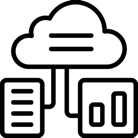 Cloud Statistics Icon Cloud Analytics Icon 46472230 Vector Art At Vecteezy