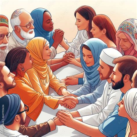 People From Diverse Religious Backgrounds Engage In Interfaith Dialogue