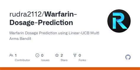 Github Rudra2112warfarin Dosage Prediction Warfarin Dosage