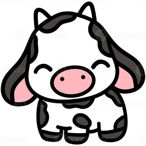 Adorable Cow Illustration