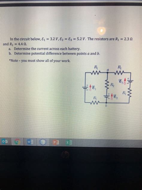 solved a determine the current through each resistor b