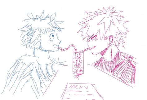 Me And My Bf Drew Bakugou And Deku Except Only One Of Us Draws These