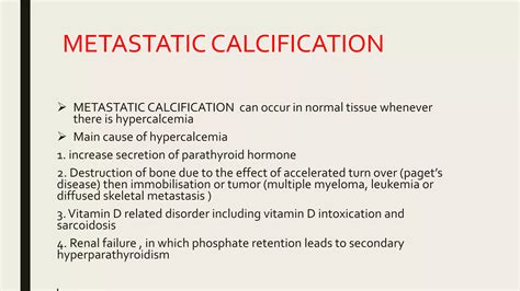 Pathologic Calcification Pptx