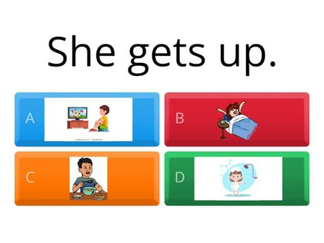 Unit 5 Daily Routines He She They Quiz Unit 5 Daily Routines He She They Quiz