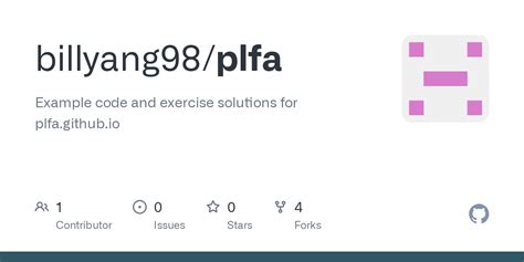Github Billyang Plfa Example Code And Exercise Solutions For Plfa