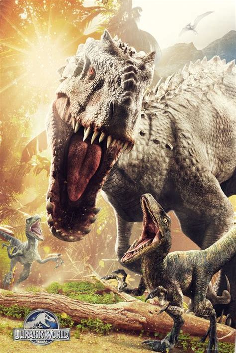 Jurassic World T Rex And Indominus Rex Posters Artofit
