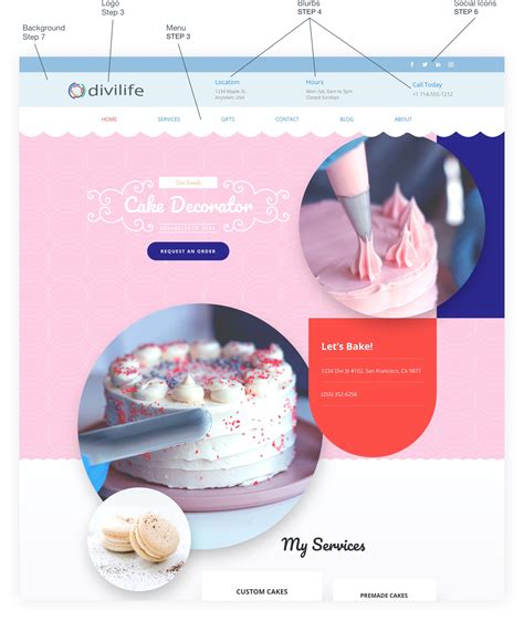 Using Divis Header Builder And Ultimate Divi Header 6 Layout To Create