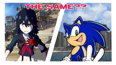 The Similarities Between Sonic The Hedgehog And Kill La Kill Youtube