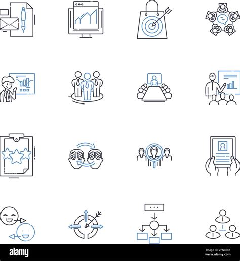 Market Insight Line Icons Collection Data Analytics Trends Analytics Research Statistics