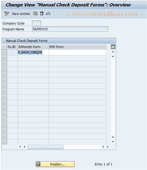 OT54 SAP Tcode C FI Maintain T001F