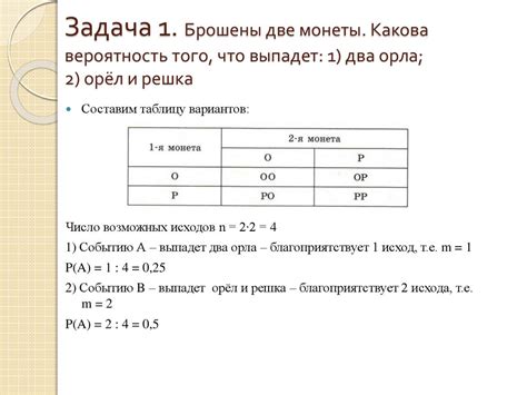 Решение вероятностных задач с помощью комбинаторики презентация онлайн