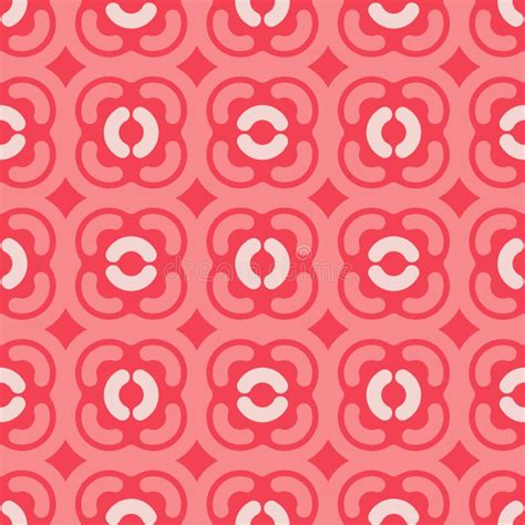 Seamless Abstract Geometric Pattern Mosaic Texture Semicircle Wave Stock Illustration