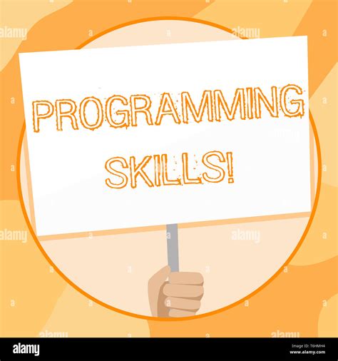 Handwriting Text Writing Programming Skills Conceptual Photo Skills