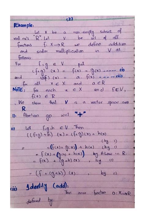 Solution Book Vector And Tensor Analysis Handwritten Notes Chapter Six
