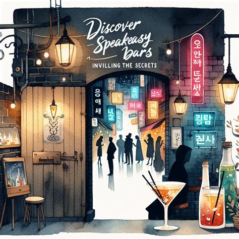 Discover Seouls Hidden Speakeasy Bars Unveiling The