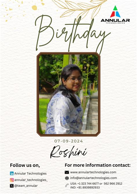 Annular Technologies On Linkedin Happybirthday Teamannular