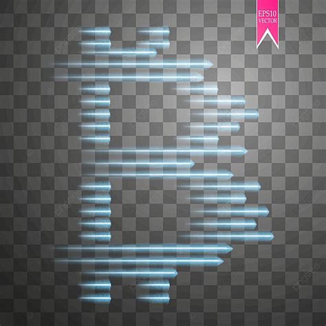 Translucent Background Featuring A Digital Bitcoin Symbol Enhanced With Luminous Effects And