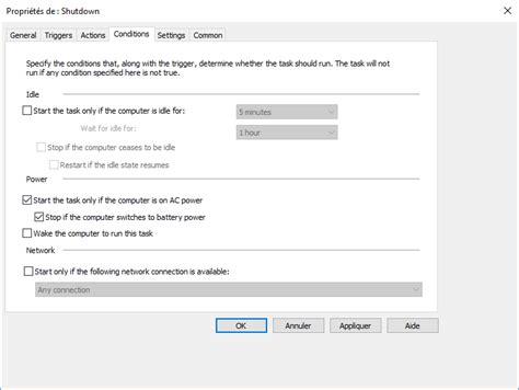 Scheduled Task Shutdown Windows 10 ﻿ Windows 10