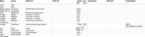 Calculate Question Form Building Kobotoolbox Community Forum