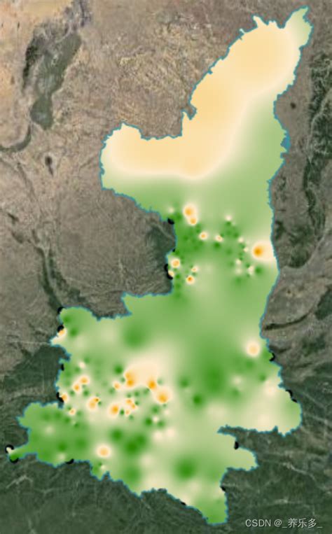 Gee：反距离权重法（idw）空间插值（以陕西省2013年生物量为例）cidw 空间插值 Csdn博客