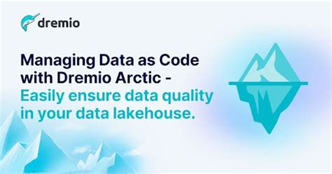 Alex Merced On Linkedin Git For Data With Dremios Lakehouse Catalog Easily Ensure Data Quality…