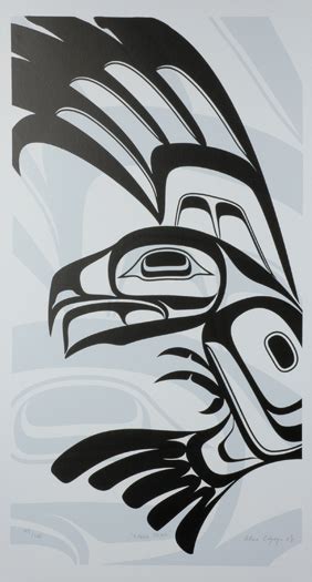 Alano Edzerza Northwest Coast Formline Art In Glass Pencil And