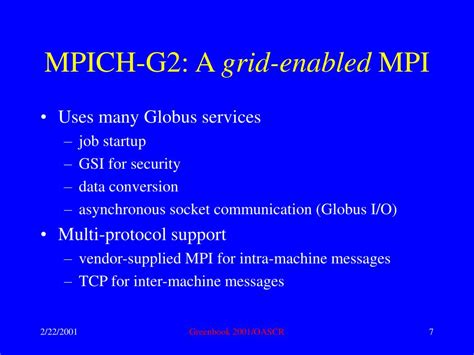 Ppt Advancements In Mpi For Science Greenbook Insights Powerpoint