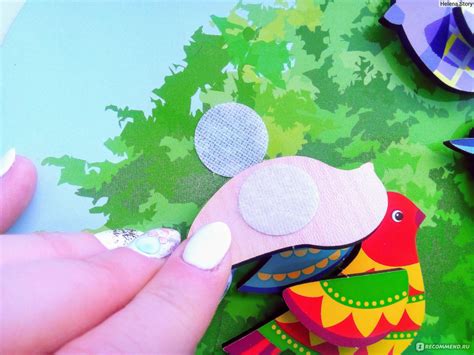 Развивающая игра Fofa Товары для детей Птицы на липучках «Классная игра с птичками