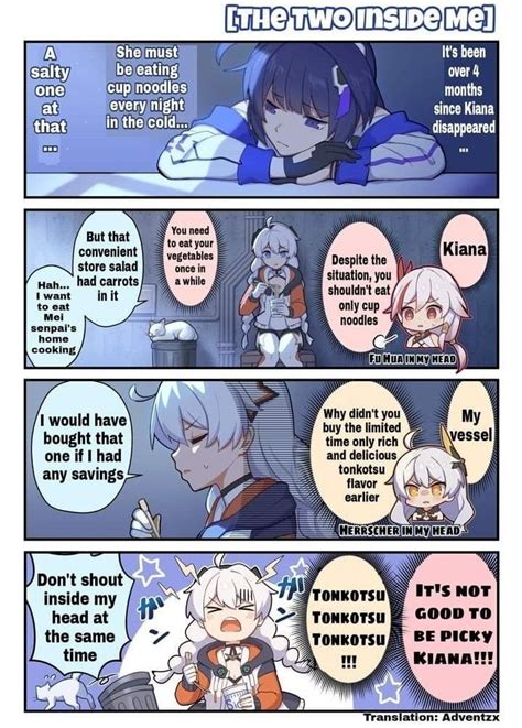 ปกพนในบอรด Honkai Impact rd มมตลกๆ มงงะ คาวาอ