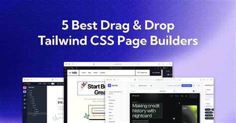 5 Best Drag And Drop Tailwind Css Page Builders Endatec Soluciones