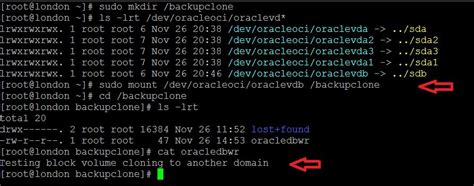 Oracle Gen2 Cloud Cloning A Volume Oracledbwr