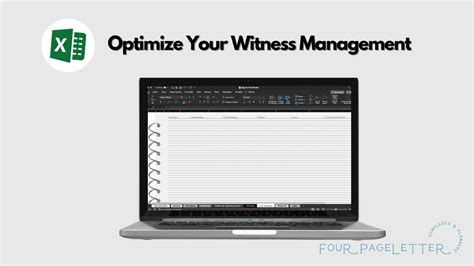 Digital Trial Binder Excel Workbook For Legal Professionals Trial Prep Preparation Template For