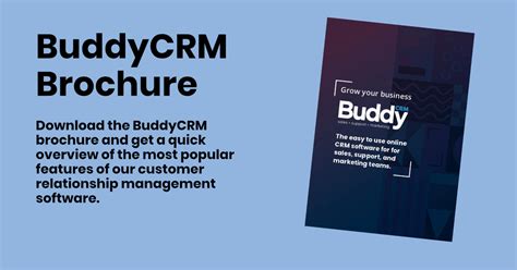Buddycrm Brochure Buddycrm