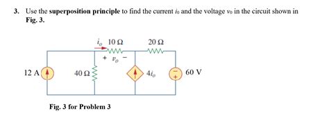 Solved Use The Superposition Principle To Find The Chegg