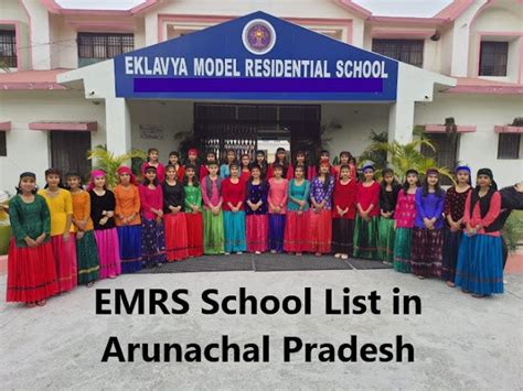 Emrs School List In Arunachal Pradesh 2023 Pdf Download File Pdf Medium