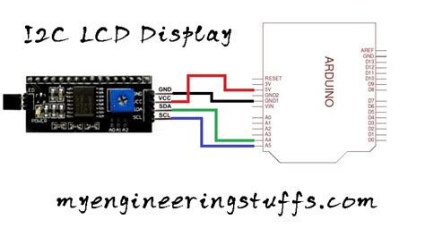 how to interfacing i2c lcd using arduino
