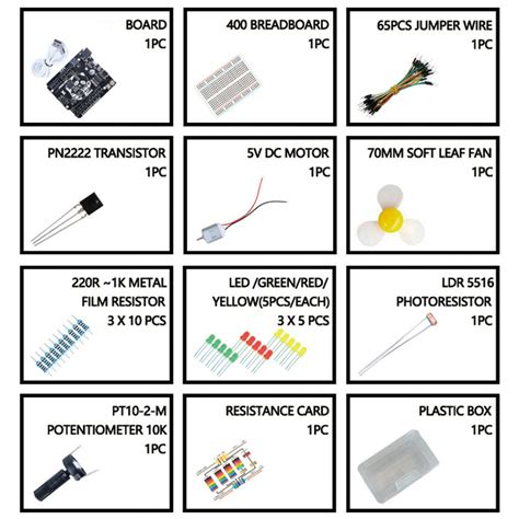 Upgraded Arduino Starter Kit Stepper Motor Learning Kit Zhelectronics China 3 To 7 Days