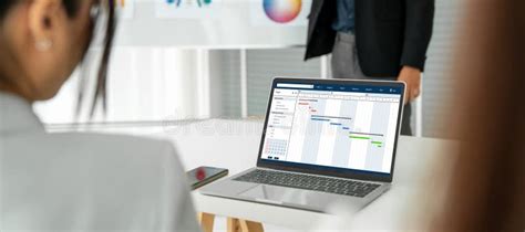 Project Planning Software For Modish Business Project Management Stock Image Image Of Planning